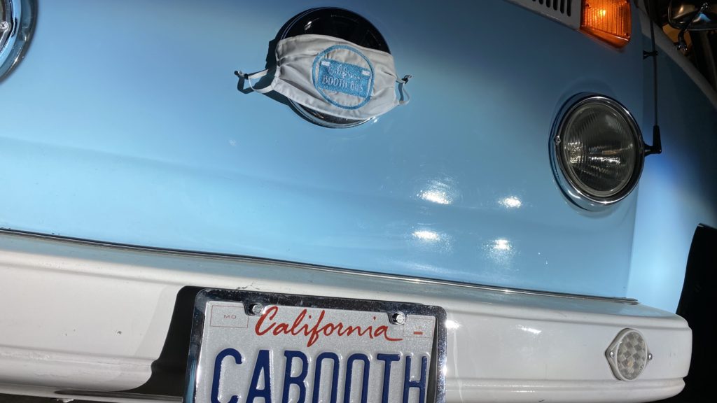 Covid-19 - California Booth Bus